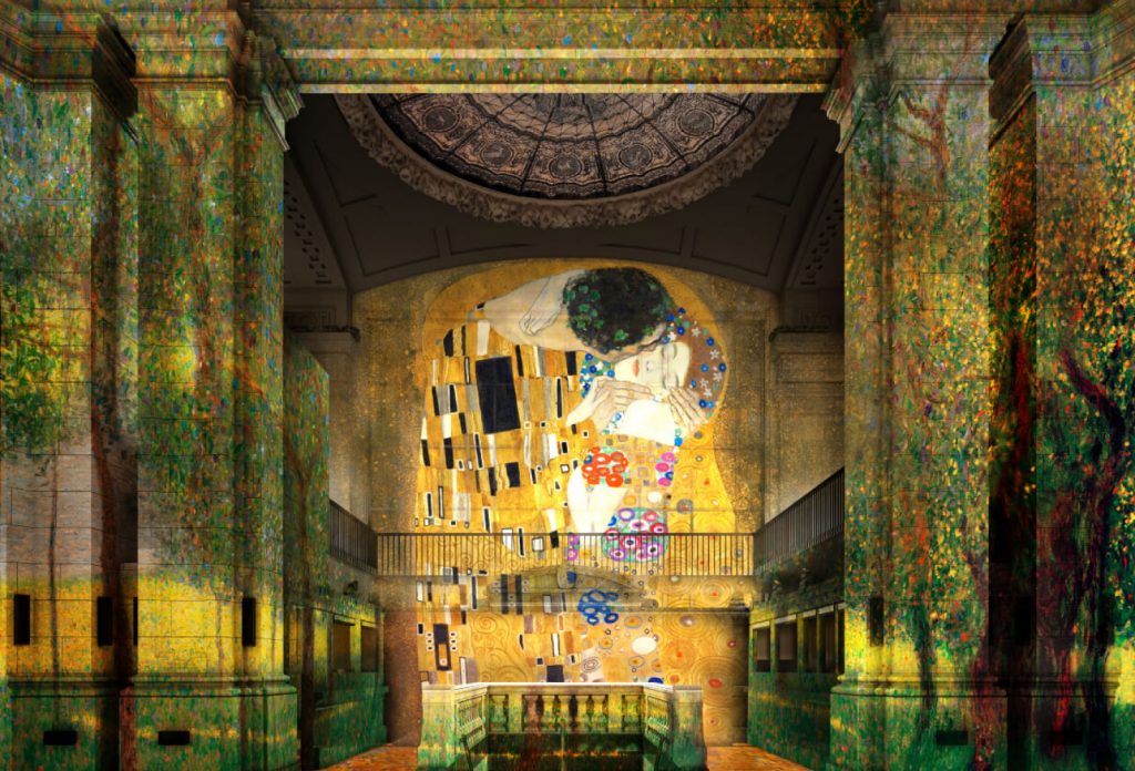 El arte inmersivo de Gustav Klimt en Nueva York - The Showroom Mag