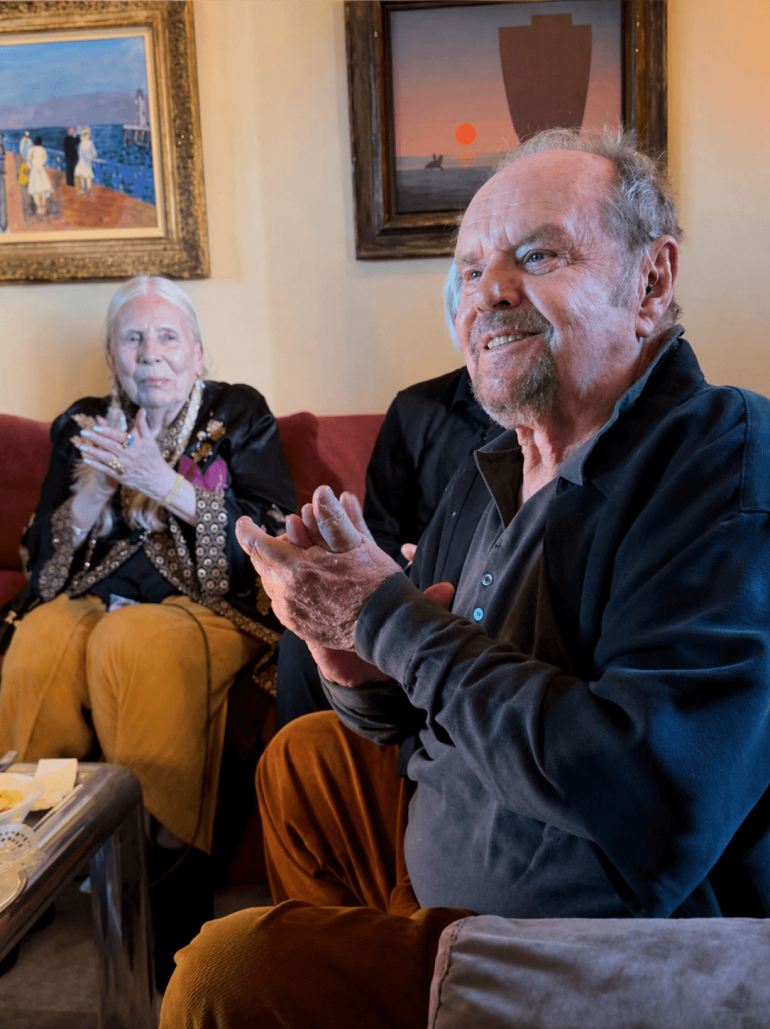 Así está Jack Nicholson a los 89: la foto inédita con Joni Mitchell que ...